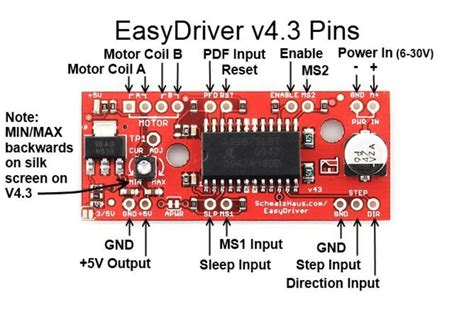 Easydriver Stepper Motor Driver V44 A3967 For Arduino Arm Raspberry Pi