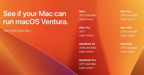 Macos Ventura Compatible Mac List