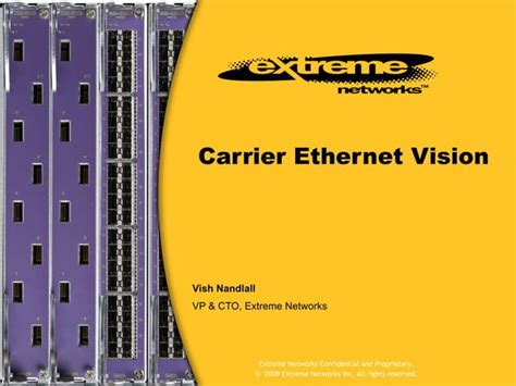 Carrier Ethernet PPT