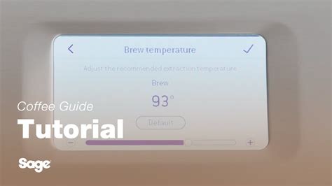 Tutorials How To Adjust Brew Temperature The Oracle™ Touch Sage
