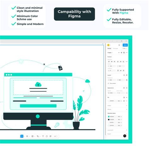 File Upload System Wireframe Concept Flat Design