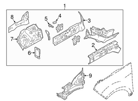 Structural Components And Rails For 2020 Ford Ecosport Village Ford