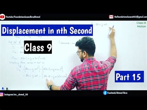 Displacement In Nth Second Derivation And Questions CBSE ICSE NTSE OLYMPIAD IITJEE