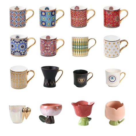 세라믹 머그컵 14oz 손잡이 및 선물 상자 라떼 머그잔 홈 오피스 머그잔 밀크 머그 Aliexpress