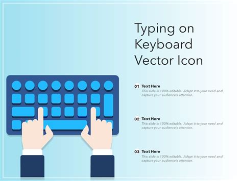 Typing On Keyboard Vector Icon Ppt Powerpoint Presentation Gallery File