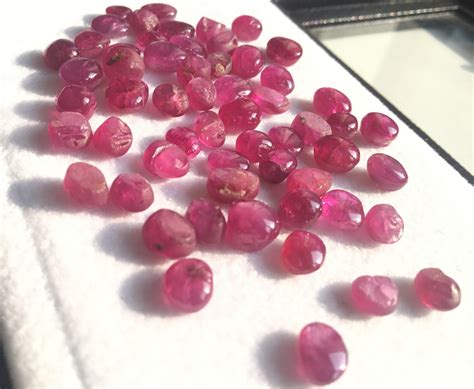 Natural Burma Ruby Burma Star Ruby No Heat Burmese Ruby Cabochon