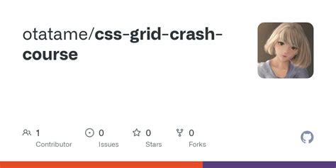 GitHub Otatame Css Grid Crash Course