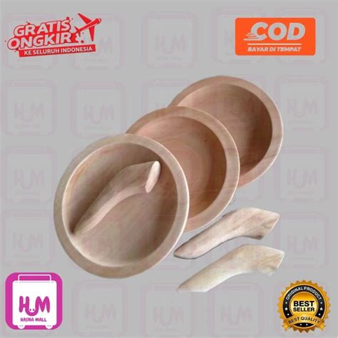 Jual Cobek Ulekan Sambel Kayu 1 Set Murah Berkualitas Shopee Indonesia