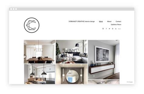interior designer website examples