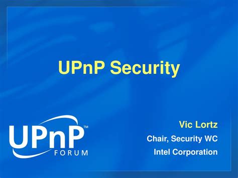 Ppt Upnp Security Powerpoint Presentation Free Download Id 5127273