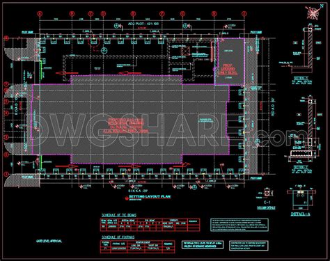 Laboratory Building Block Design Plan AutoCAD File DWG 43 OFF
