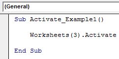VBA Activate Sheet VBA Examples To Activate Excel Sheet