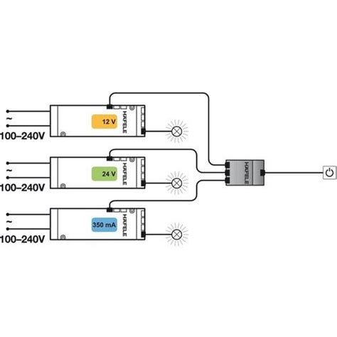 Hafele 833 89 061 Loox Led Multi Transformer Box To Control Up To 3