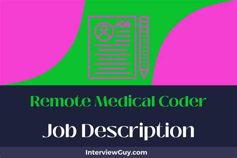 remote medical coder job description [updated for 2025]