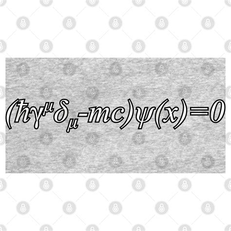 Dirac Equation Dirac Equation T Shirt Teepublic