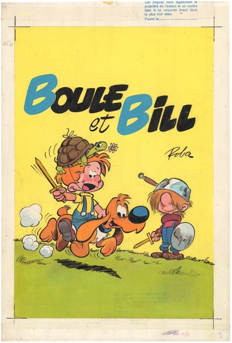 Boule And Bill Comic Strip Works To Go On Show For First Time At Ixelles