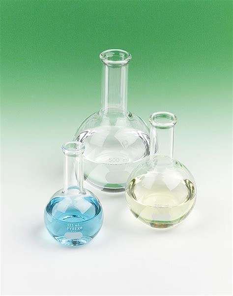 Flask Boiling Flat Bottom Florence Borosilicate Glass 1000 Ml