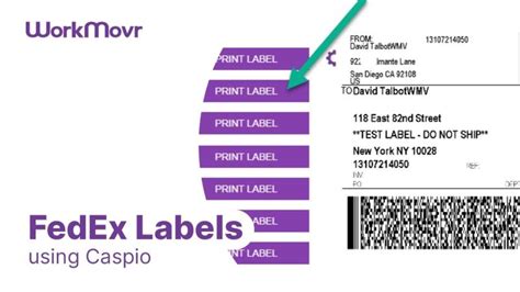 Workmovr On Linkedin Fedex Labels Using Caspio