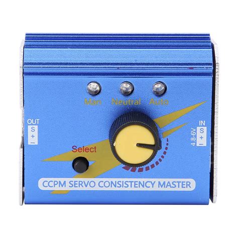 RC Motor Servo Tester CH ESC Servo Tester CCPM Consistency Master Checker Tester RC Model Part