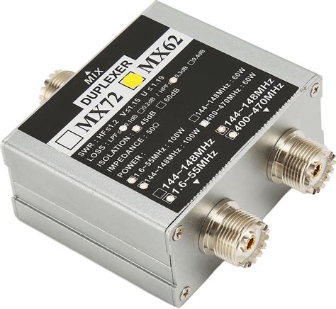 Beufee Coax Diplexer Video Signal Coaxial Dc Block Coax Cable Splitter Uhf Vhf Tv Antenna