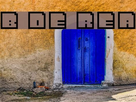 Bit Outline Regular Font FFonts Net