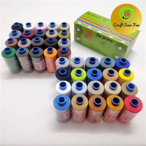 Rinata Denim Sewing Thread 200m Rinata Benang Jeans 200m Rinata 牛仔线 200m Shopee Malaysia