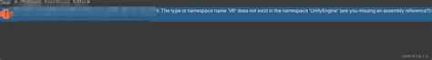 Unity3d 版本升级出现的the Type Or Namespace ‘does Not Exist In The Namespace ‘‘问题解决办法。the Type Or