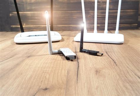 Different Types Of Wi Fi Routers Modern And Old Technology Wireless Ethernet Connection Signal