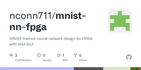 GitHub Nconn711 Mnist Nn Fpga MNIST Trained Neural Network Design For FPGA With VGA GUI