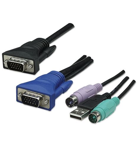 KVM Switch 8 Porte Combo USB PS 2 OSD IDATA KVM C8UP3 Intellinet