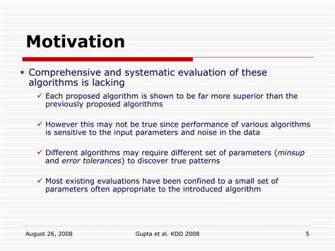Ppt Quantitative Evaluation Of Approximate Frequent Pattern Mining Algorithms Powerpoint