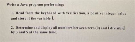 Solved Write A Java Program Performing 1 Read From The
