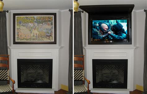 How To Hide A Tv Behind A Mirror At Estela Roland Blog