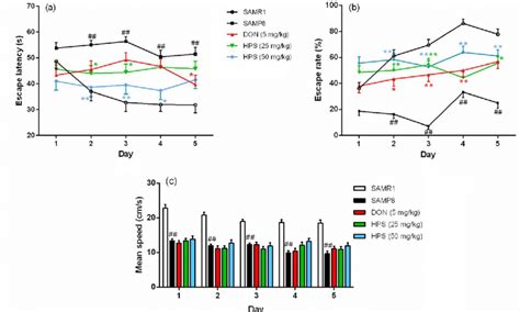 effect of hps on the acquisition of spatial memory of aged samp8 mice