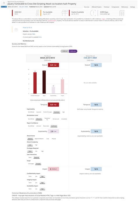 viewing vulnerability details