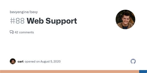 web support · issue 88 · bevyengine bevy · github
