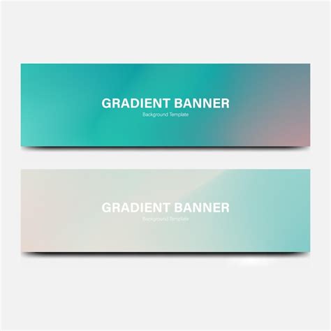 Premium Vector Header Banner Abstract Gradient Background