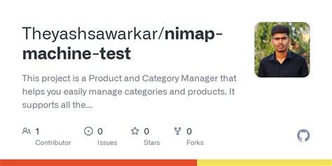 Github Theyashsawarkarnimap Machine Test This Project Is A Product