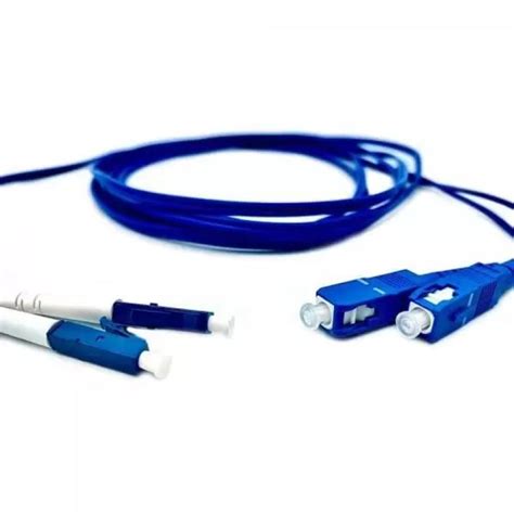 FIBRA PATCH CORD SC UPC LC UPC SINGLE MODE DUPLEX 3 0MM 2M 4 RAICROM TECNOLOGIA AO SEU ALCANCE