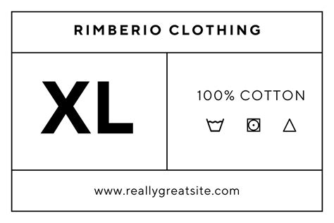 Personalized Clothing Label Template Personalised Clothing Labels
