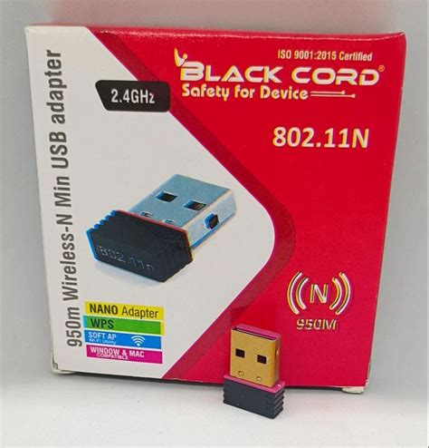 Blackcord Nano Wireless Usb Wi Fi Adapter 950mbps High Speed Dual Band Usb 20 For Pc And Laptop Blackcord Nano Wireless Usb Wi Fi Adapter 950mbps High Speed Dual Band Usb 20 For Pc And Laptop