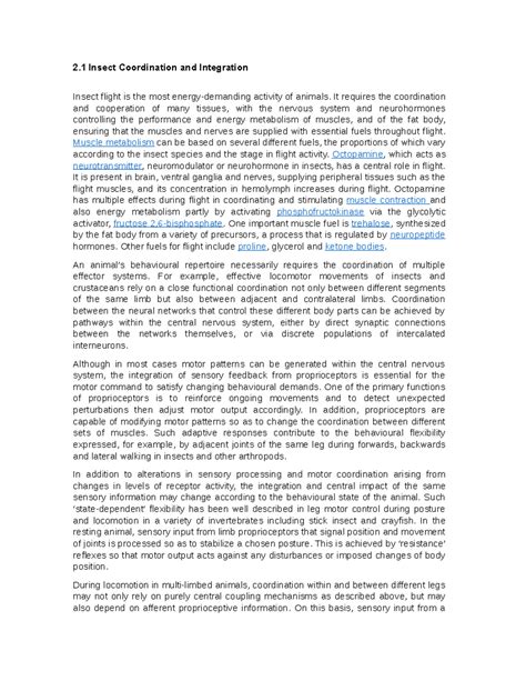 Insect Coordination And Integration It Requires The Coordination And Cooperation Of Many