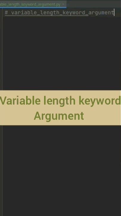 Python Variable Length Keyword Argument Viral Python Programming