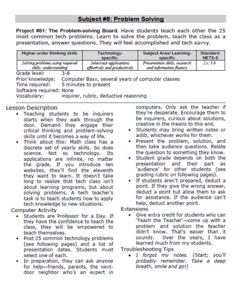 Problem Solving Bundle Structured Learning