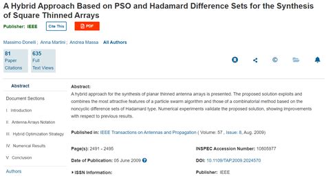 A Hybrid Approach Based On Pso And Hadamard Difference Sets For The