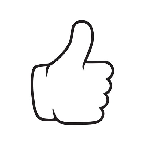 Like Icon Hand With Thumb Down Vector Art At Vecteezy