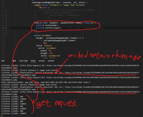 Image Does Not Load Properly When A Number Of Errors Are Occurred Issue Flutter