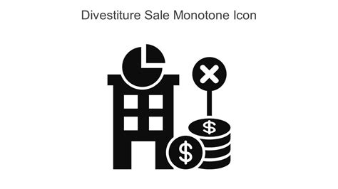 Divestiture Sale Monotone Icon In Powerpoint Pptx Png And Editable Eps Format PPT Sample