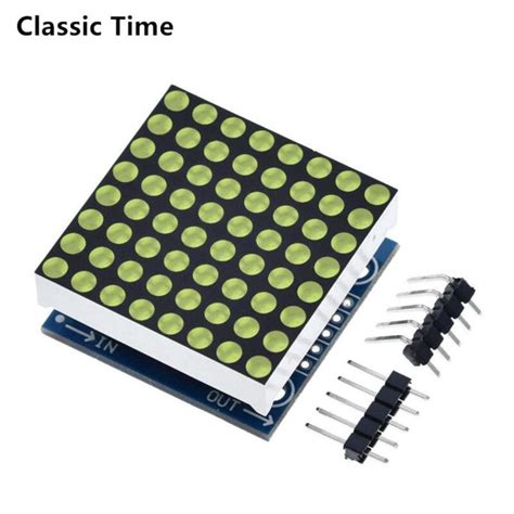 Max7219 Dot Matrix Module Microcontroller Module Diy Kit Mcu Led