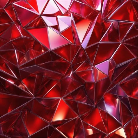 Premium Ai Image Beautiful Red Glassy Abstract Background